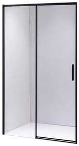 BPS-koupelny Posuvné sprchové dveře PD-NOB HYD-5171 100 cm černá/transparent pro instalaci do niky - bez vaničky