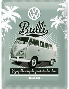 Postershop Plechová cedule - VW Retro Bully 40x30 cm