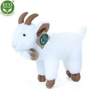 RAPPA Plyšová koza stojící 20 cm / ECO-FRIENDLY / od 0 měsíců