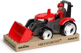 EFKO Traktor Igráček MultiGO Zetor červený s radlicí / od 3 let