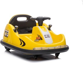 LEAN CARS Bateriové vozidlo GTS1166 LED světla dálkové ovládání žluté