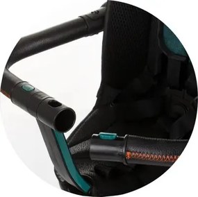 CHIPOLINO Tříkolka se stříškou a hudebním boxem Derby 2v1 Obsidian / o