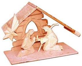dřevěný vánoční dřevěný betlém drewfilip 83