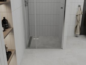 Mexen Roma sprchové dveře otevírací 110 cm, transparentní, chrom - 854-110-000-01-00