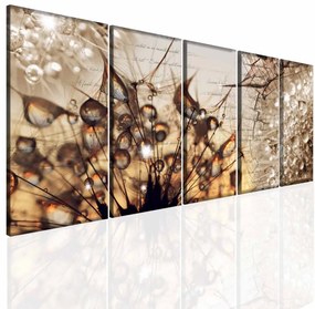 Malvis ® Moderní vícedílný obraz Jantarová příroda Velikost (šířka x výška): 200x90 cm
