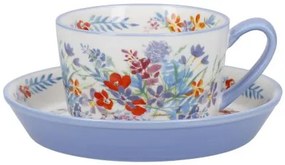 Kitchen Craft Porcelánový šálek a podšálek Viscri Meadow-250ml