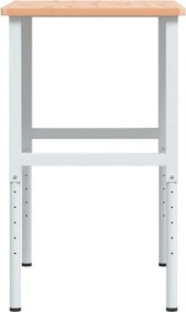 Pracovní stůl 100 x 60 x (71,5–98) cm masivní buk obdélníkový 3309704