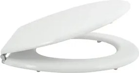 MSV WC prkénko bílé / MDF / pozinkované panty