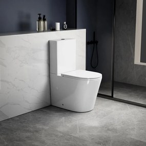 Sapho Avis wc kombi Vortex Rimless spodní zadní odpad keramika bílá PC106V