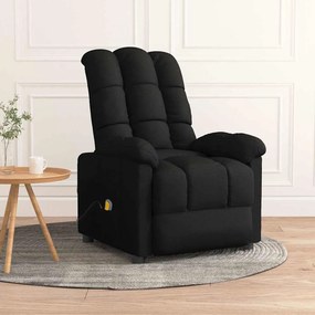 Masážní křeslo černé textil 289808