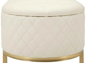Designová lavice Pembroke 120 cm bílá