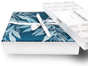 SATÉNOVÉ POVLEČENÍ LUXURY PREMIUM IRENE 200X220 CM, 2KS 70X80 CM LISTY
