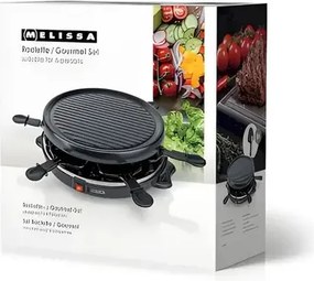 Melissa Raclette Gourmet Set / Raclette gril / pro 6 osob / 800 W / O