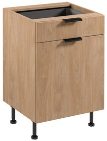 SORENTO pp | dolní skříňka D60S1 se zásuvkou a příborníkem | 60 cm | PRAVÁ | puccini
