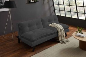 Designová rozkládací pohovka Yehudah 190 cm šedý manšestr