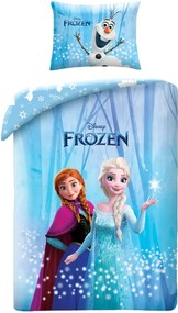 Ložní povlečení Ledové království - Frozen - motiv Princezny v kouzelném lese - 100% bavlna - 70x90 cm + 140x200 cm