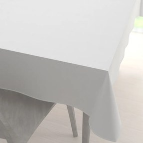 Biante Obdélníkový bavlněný saténový ubrus ST-001 Bílý 140x180 cm