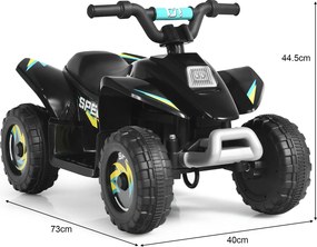 Costway Elektrické autíčko pro děti Elektrická dětská čtyřkolka dětská motorka