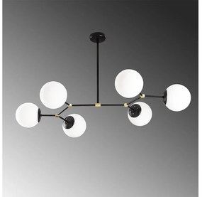 Designový lustr Faustyna 100 cm černý