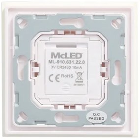 RF nástěnný ovladač McLED RGBW ML-910.631.22.0 1 kanál