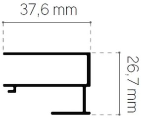 Glass 1989 Moov- posuvné dveře do niky pro šířku vaničky 160 cm, upevnění vpravo Barva profilu: ŠEDÁ,bez Soft-Close - pomalým dojazom Barva horního profilu: Barva profilu: BÍLÁ, Soft-Close - pomalý dojezd: se Soft-Close - pomalým dojezdem