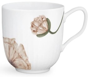 Bílý porcelánový hrnek Kähler Design Hammershøi Poppy, 330 ml