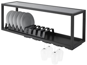 Závěsný systém Wesco Smart Rack provedení: černý práškový nástřik, rozměr: 60 x 30 cm