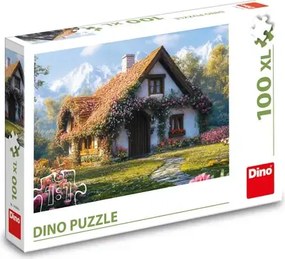 DINO Chata v údolí / 100 dílků / XL / od 5 let