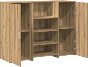 Recepční stůl dub artisan 135x50x103,5 cm kompozitní dřevo 3324195