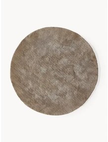 Načechraný kulatý koberec's vysokým vlasem Leighton