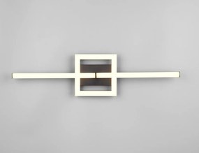 Černé LED stropní svítidlo 16x54 cm Viale – Reality