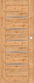 Interiérové dveře vasco doors PRIMO model 6 Průchozí rozměr: 70 x 197 cm, Orientace dveří: Levé dveře, Dekor: Dub přírodní