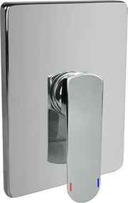 Mereo Mereo, Sprchová podomítková baterie bez přepínače, Mada, Mbox, CBQ60105MC