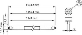 Philips MASTER LEDtube HF HE 840 T5 / LED trubice / 16,5W / 2500lm / 1