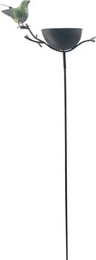 Krmítko pro ptáky CHARLIE 122 cm černé