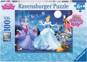Ravensburger třpytivé puzzle popelka xxl 100 dílků