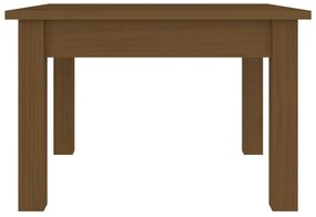 Konferenční stolek medově hnědý 45x45x30 cm masivní borovice - Default Title