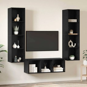 Sestava TV skříněk 3 ks Černý dub Kompozitní dřevo 3393340