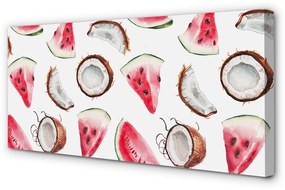 Obrazy na plátně kokos meloun 100x50 cm