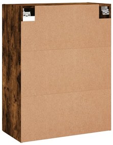 Nástěnné skříňky 2 ks kouřový dub kompozitní dřevo,  3197918
