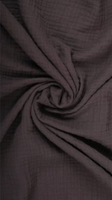 Mušelínový župan Dacca antracit 12 24 9551 unisex - S