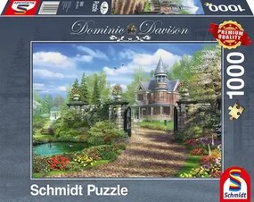SCHMIDT Puzzle Idylické venkovské stavení / 1000 dílků / rozměr 69,3 ×