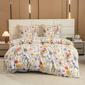 Povlečení z mikrovlákna WILDFLOWERS barevné Rozměr povlečení: 70 x 90 cm | 140 x 220 cm