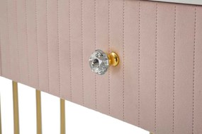 Designová konzole Hadassah 100 cm růžová