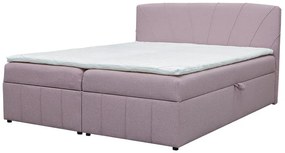 MARS CAIRO 160x200 boxspring postel s úložným prostorem růžová 165 x 95 x 211 cm