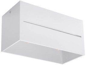 Stropní svítidlo Lobo Maxi, 1x bílé kovové stínítko