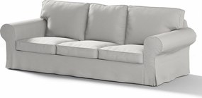 Potah na pohovku IKEA  Ektorp 3-místná, nerozkládací barva šedá látka pletený vzor
