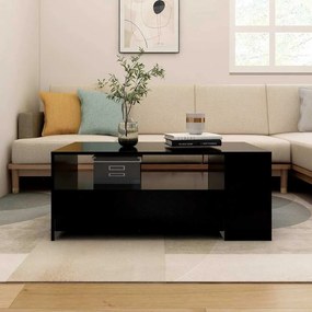 vidaXL Konferenční stolek 102x55x42 cm kompozitní dřevo [862733] Barva: Černá