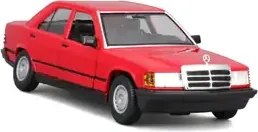 Bburago Mercedes-Benz 190 E 2.6 červená 1:24 / od 3 let
