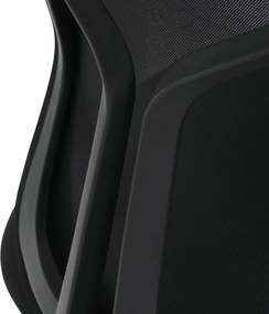 Ergonomická kancelářská židle NOMI - černá síťovina